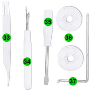 37 Sewing Machine Parts Explained | For Beginners (With Images ...